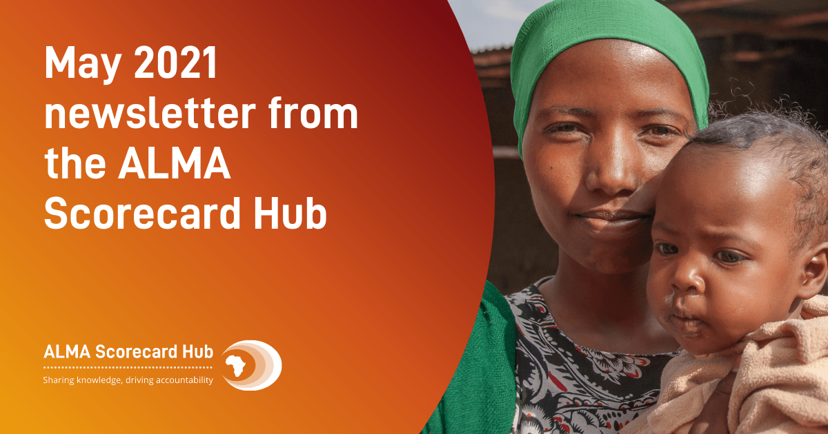 28 May 2021 newsletter - ALMA Scorecard Hub