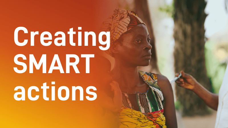 Creating SMART actions - ALMA Scorecard Hub