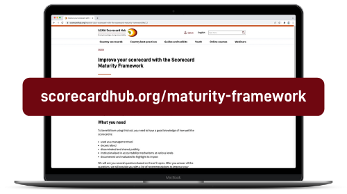Scorecard Maturity self-assessment tool - ALMA Scorecard Hub